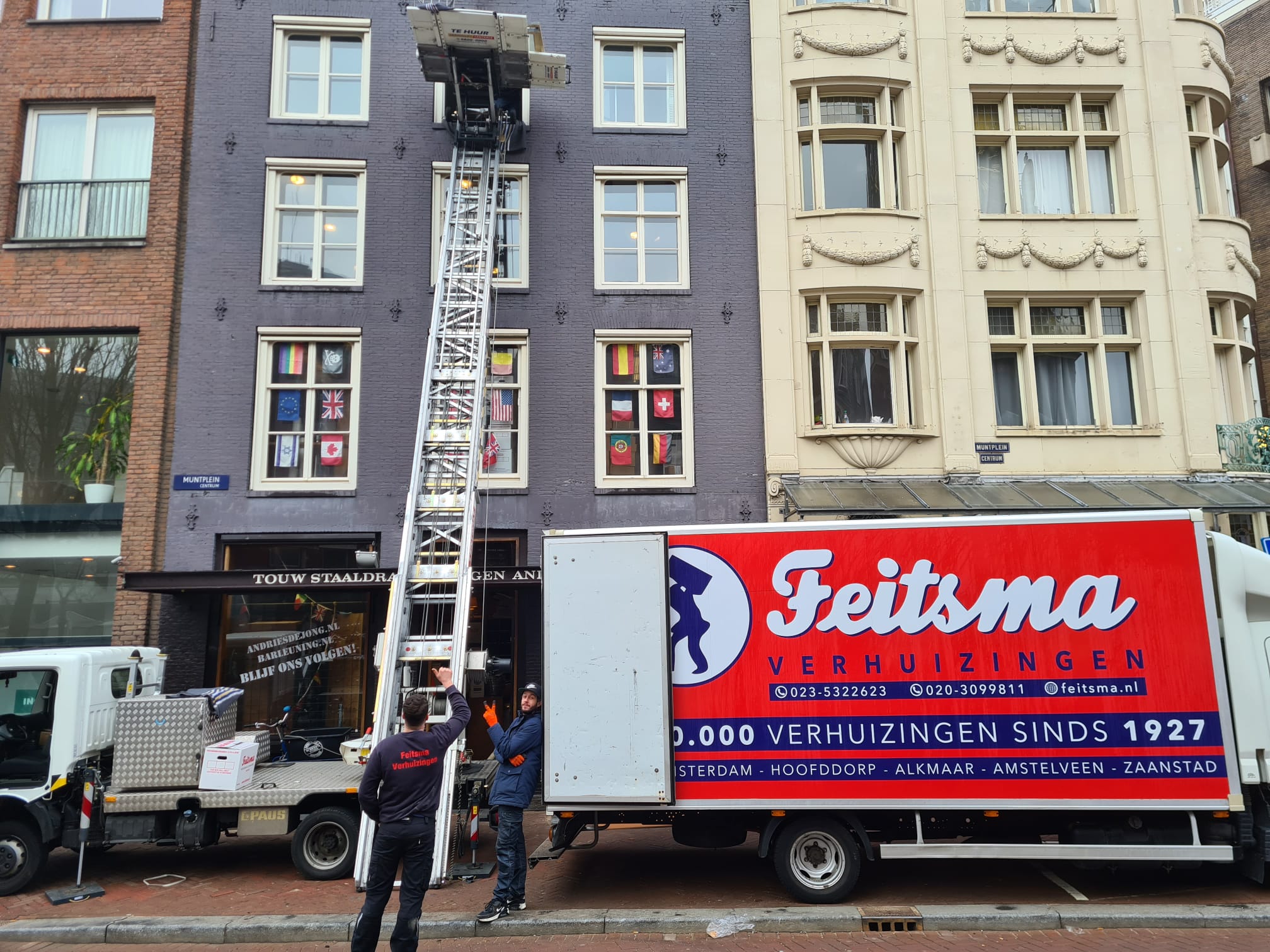 Moving lift in Amsterdam - Feitsma Expert Removals